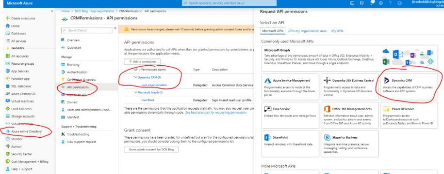 Dynamics 365 WebAPI calls and Flow