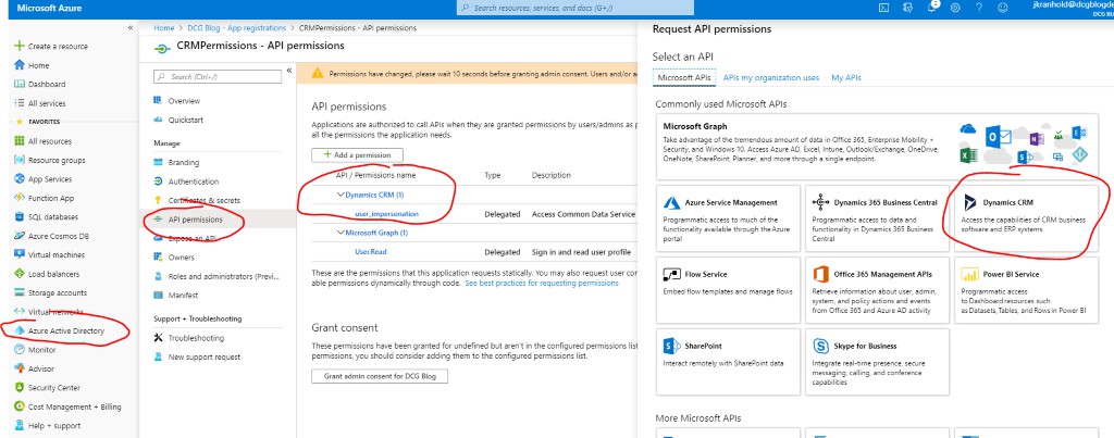 Dynamics 365 WebAPI calls and Flow